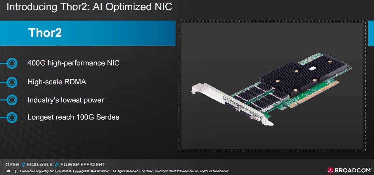 不讓輝達ConnectX-7專美於前，博通首款400GbE網卡上市 | iThome